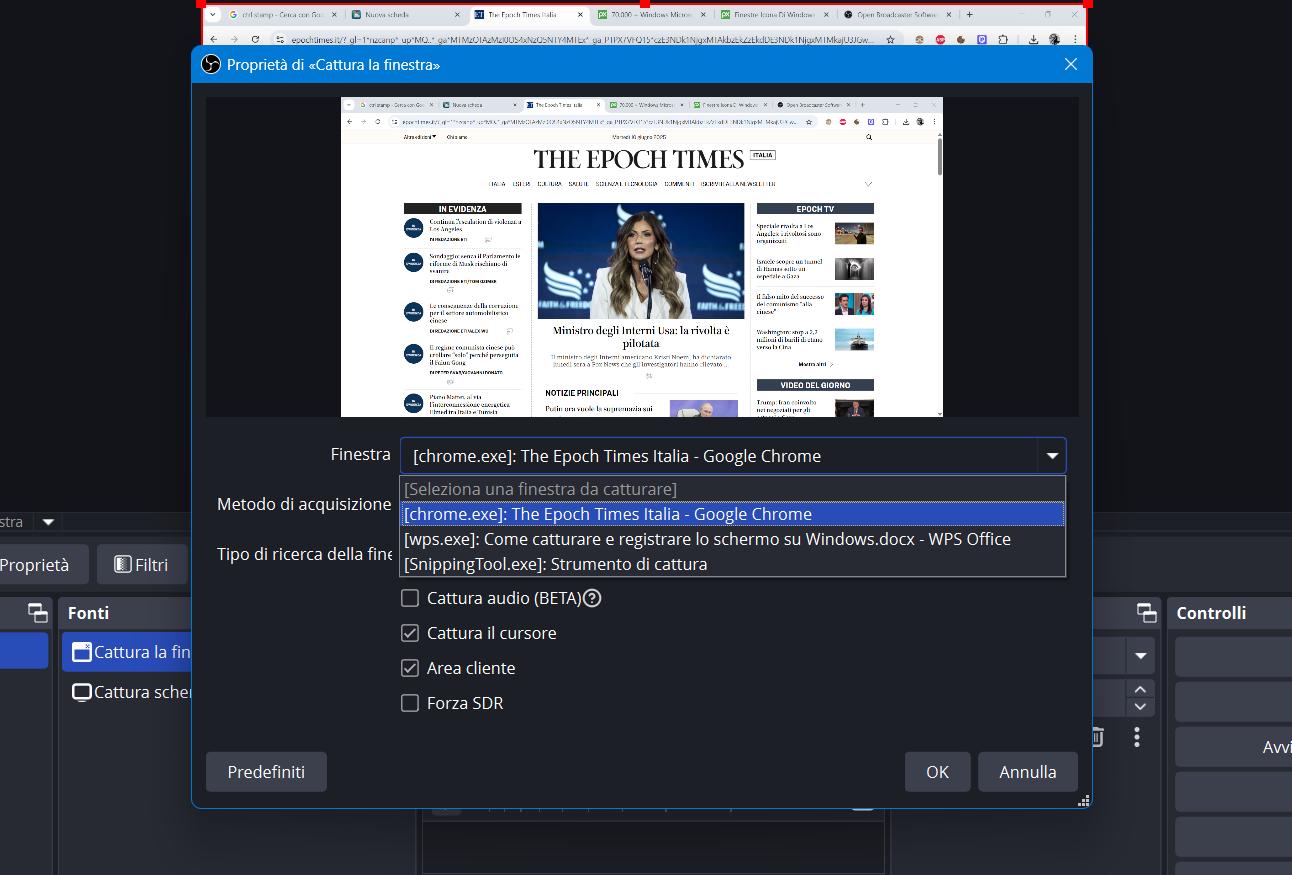Come catturare e registrare lo schermo su Windows