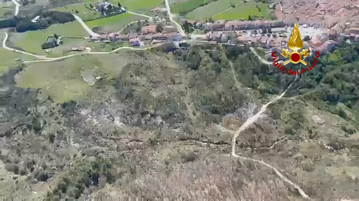 Campobasso, evacuate 50 persone per la frana a Salcito